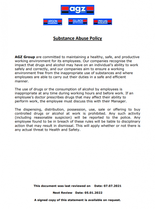 capture substance abuse - Zeus Engineering